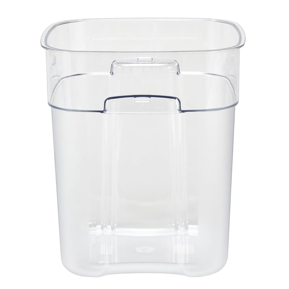 Cambro 18SFSPROCW135 18 qt FreshPro Square Food Storage Container ...
