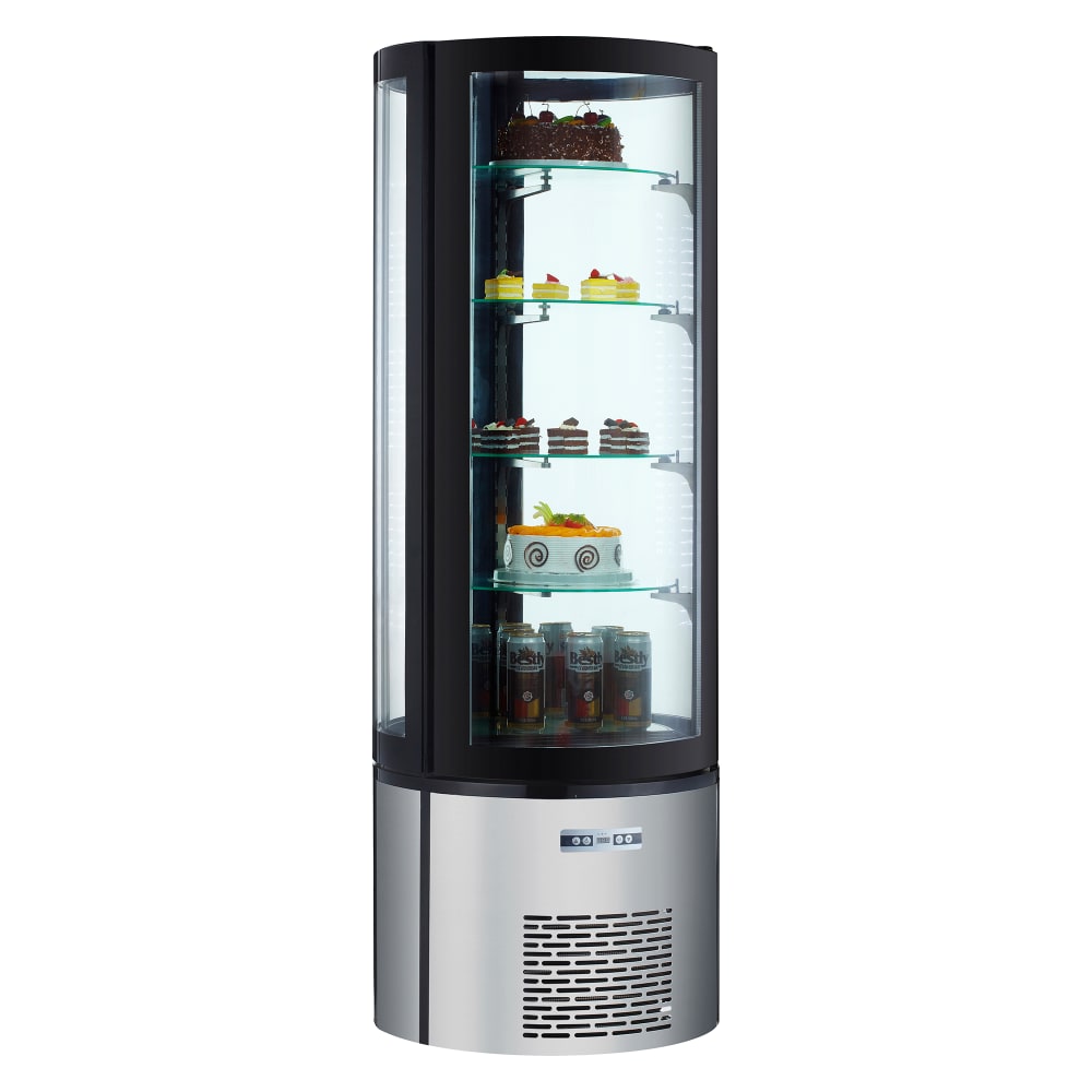 Black Diamond BDRCK-400 26 4/5" Self Service Bakery Case w/ Curved ...