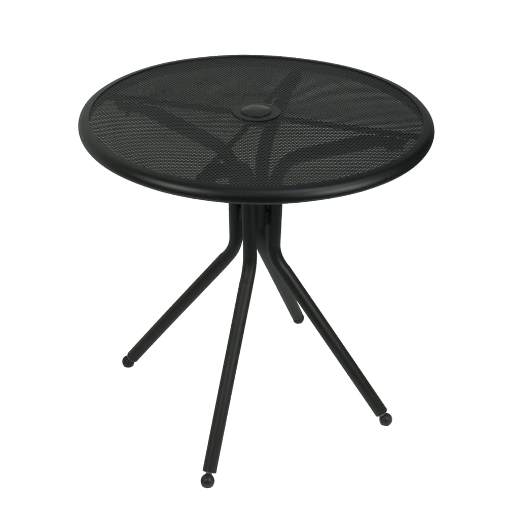 American Tables & Seating 30" Round Outdoor Table w/ Umbrella Hole ...