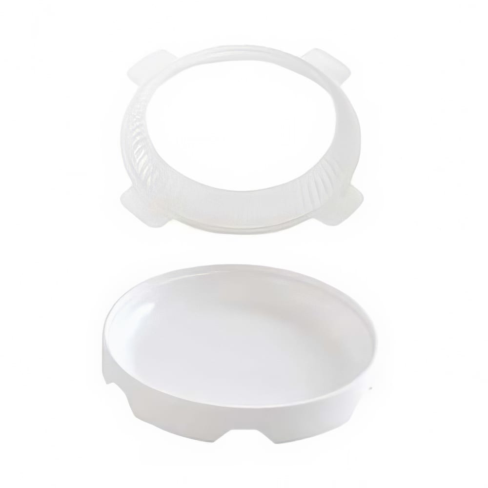 Silikomart 7" Round Eclipse Mold - Silicone, White (ECLIPSE)
