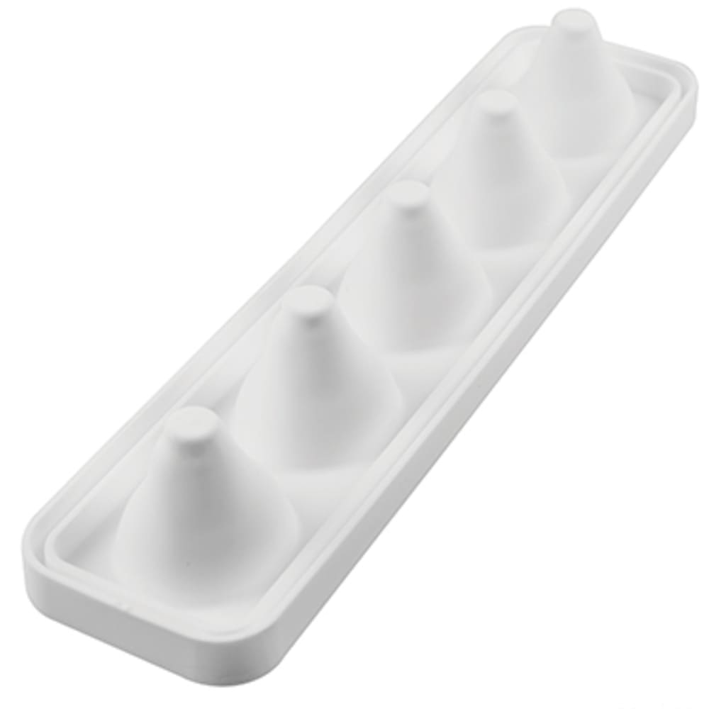 Silikomart Pera & Fico Mold w/ 5 Sections - Silicone, White (PERAFICO115)