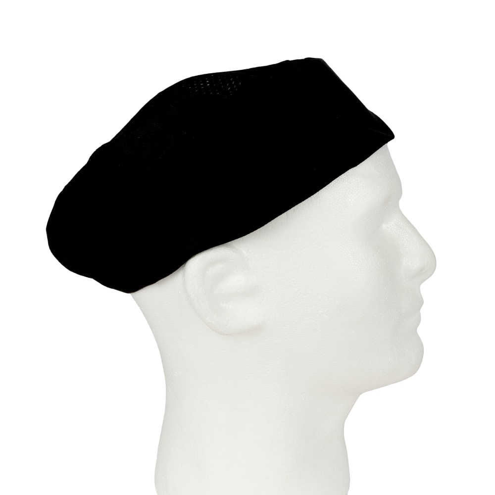 Chef Revival Chef Pill Box Hat, X-Large, Poly Cotton Blend, Black (H008-XL)