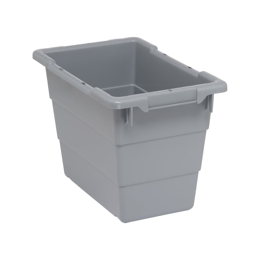 Quantum Food Service Cross Stack Shelf Tub - 17 1/4" x 11", Gray ...