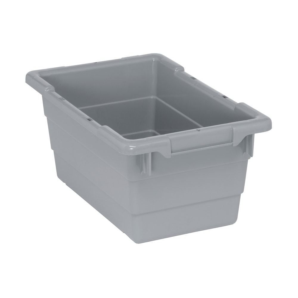 Quantum Food Service Cross Stack Shelf Tub - 17 1/4" x 11", Gray ...