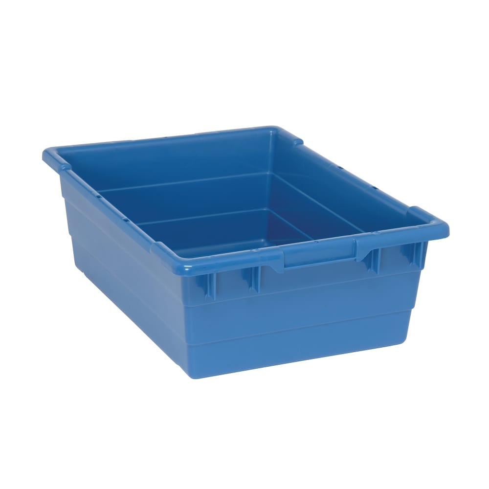 Quantum Food Service Cross Stack Shelf Tub - 23 3/4" x 17 1/4", Blue ...