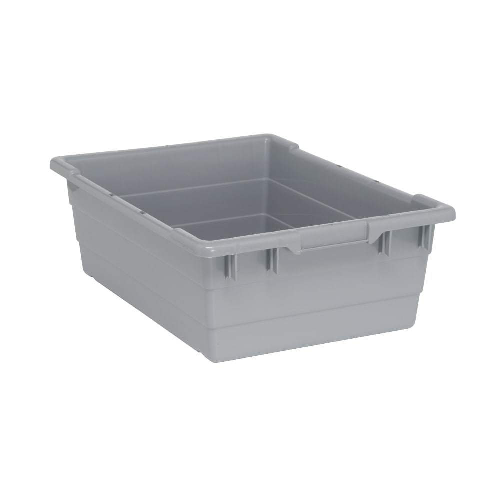 Quantum Food Service Cross Stack Shelf Tub - 23 3/4" x 17 1/4", Gray ...