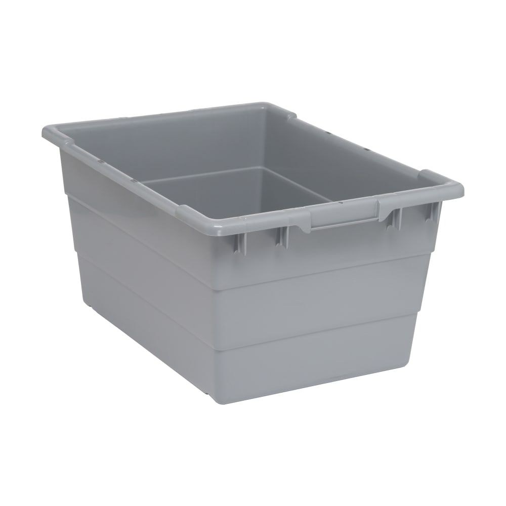 Quantum Food Service Cross Stack Shelf Tub - 23 3/4" x 17 1/4", Gray ...