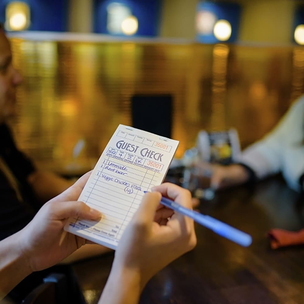 National Checking Company Guest Check - (1) Part Booked, (13) Lines (S3674)