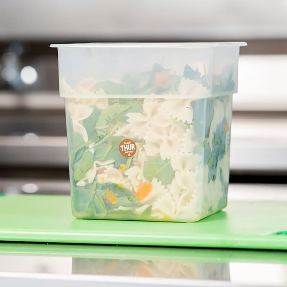 National Checking Company Round Removable Food Storage Label - 3/4 ...