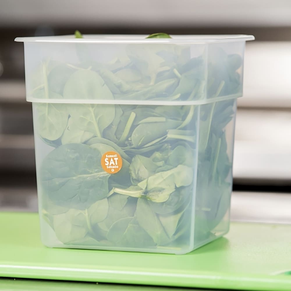 National Checking Company Round Removable Food Storage Label - 3/4 ...