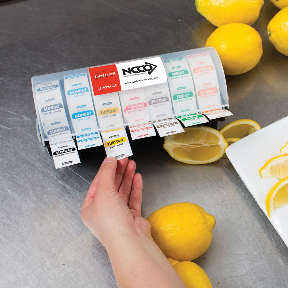 National Checking Company Label Dispenser for 1" x 1" Removable Labels ...