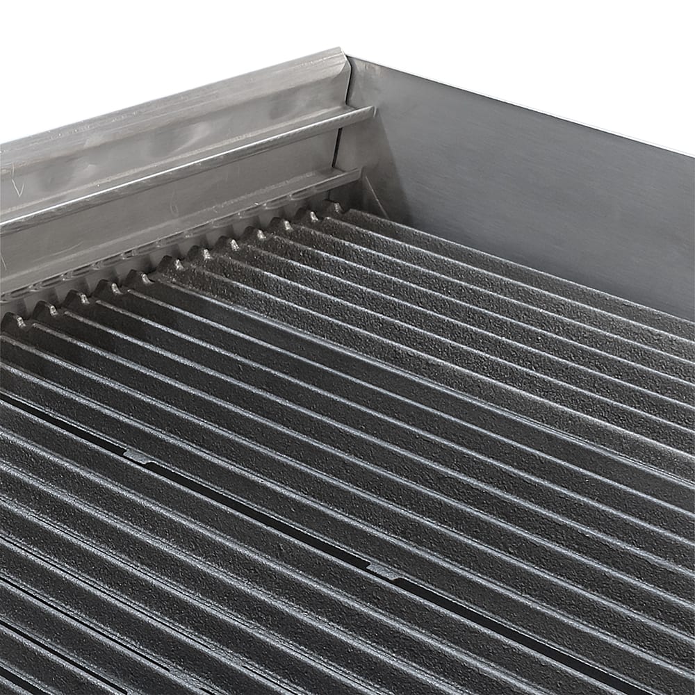 MoTak MBR24 24" Gas Charbroiler w/ Cast Iron Grates, Convertible