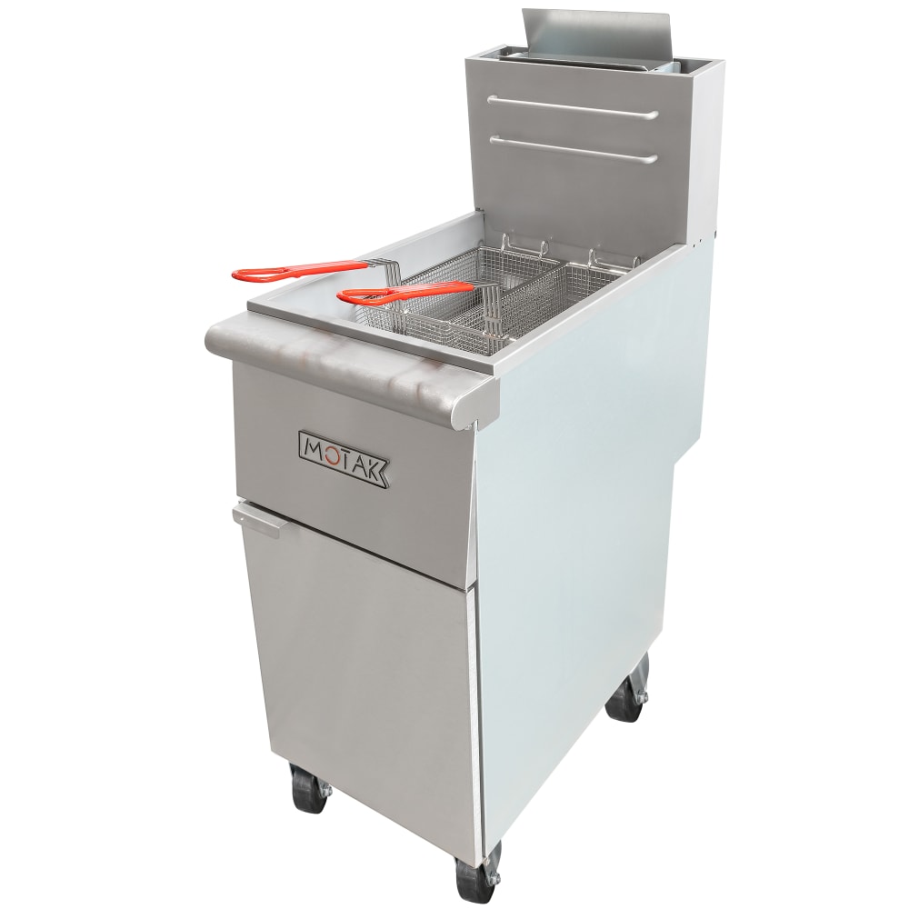 MoTak MGF3-P-C Gas Fryer - (1) 40 lb Vat, Floor Model, Liquid Propane