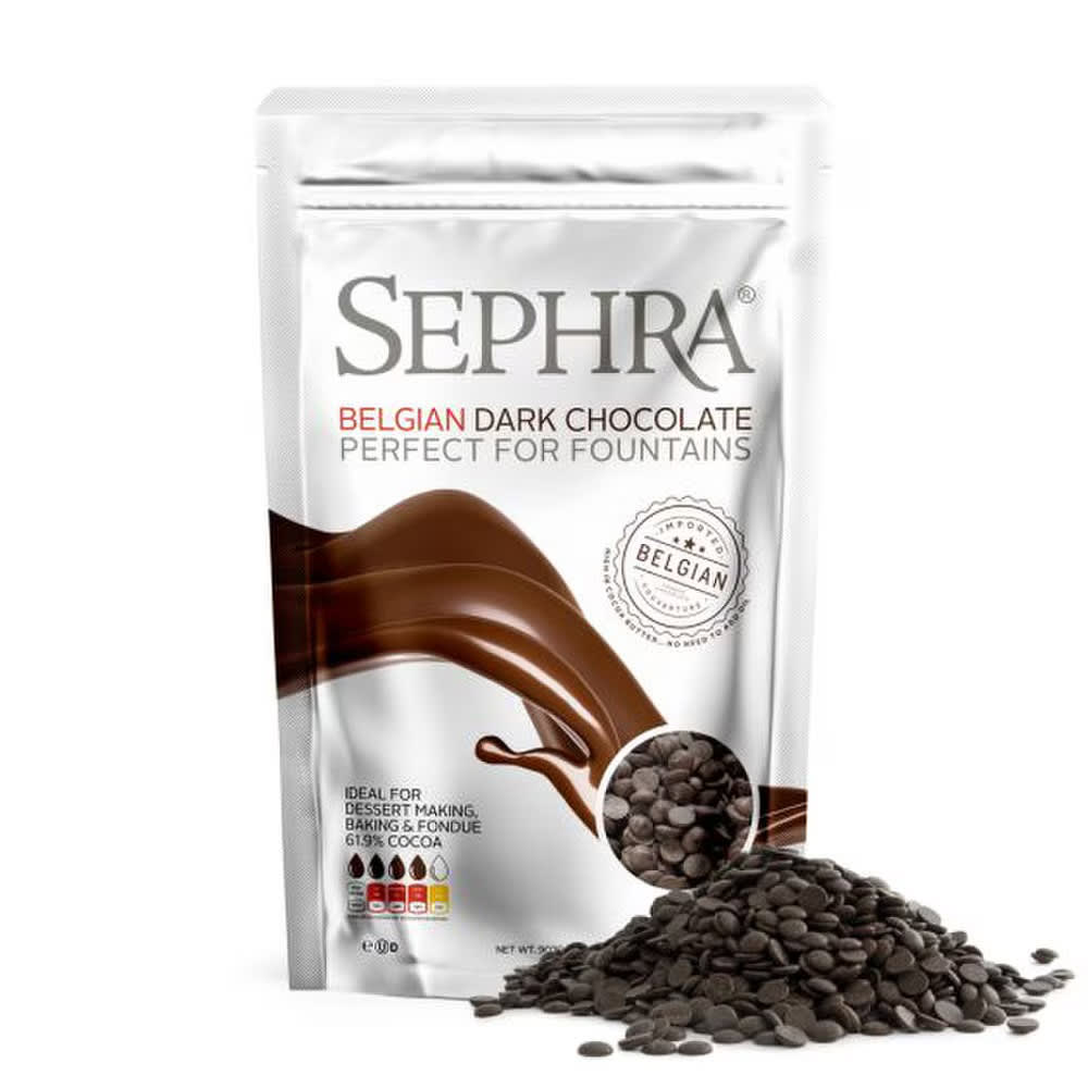 Sephra 20001 Belgian Dark Semi-Sweet Couverture Fondue Chocolate ...