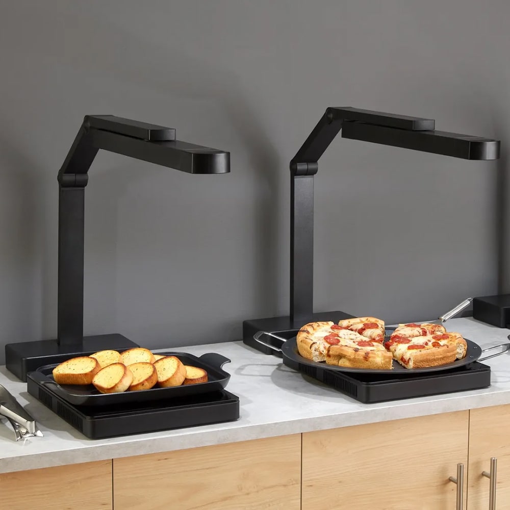 Spring USA 2791-ILT400 Single Heat Lamp w/ Adjustable Arm - Black, 110-120v