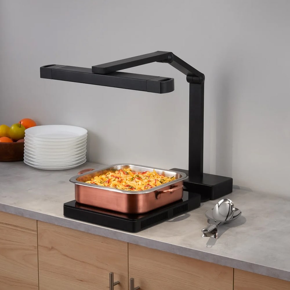 Spring USA 2791-ILT400 Single Heat Lamp w/ Adjustable Arm - Black, 110-120v