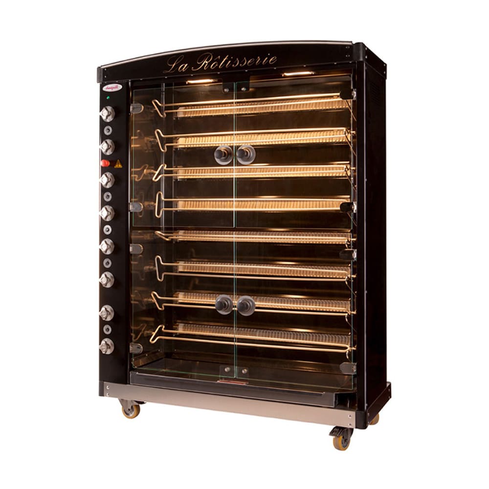 Doregrill MAG Series Gas 8 Spit Rotisserie w/ 56 Bird Capacity, Natural ...
