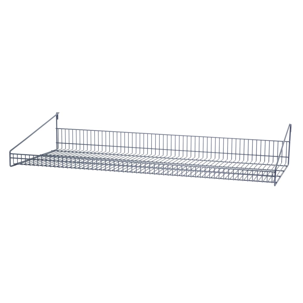 Quantum Food Service Store Grid Shelf - 48" x 14" x 7 1/2", Gray (SG ...