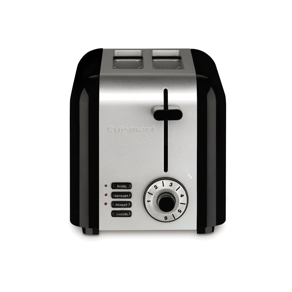 Cuisinart CPT-320WH 2 Slice Compact Toaster w/ Crumb Tray - Black ...