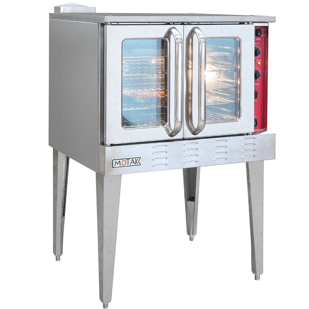 MoTak MECO-1-SGL-208 Single Full Size Electric Convection Oven - 11 kW ...