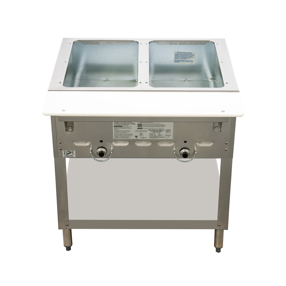 Duke 302 30 3/8" Hot Food Table w/ (2) Wells & Cutting Board, Liquid ...