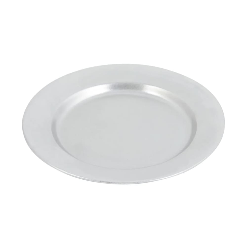 Bon Chef 1043 10 1/2" Dinner Plate, Contemporary, Aluminum/Pewter Glo