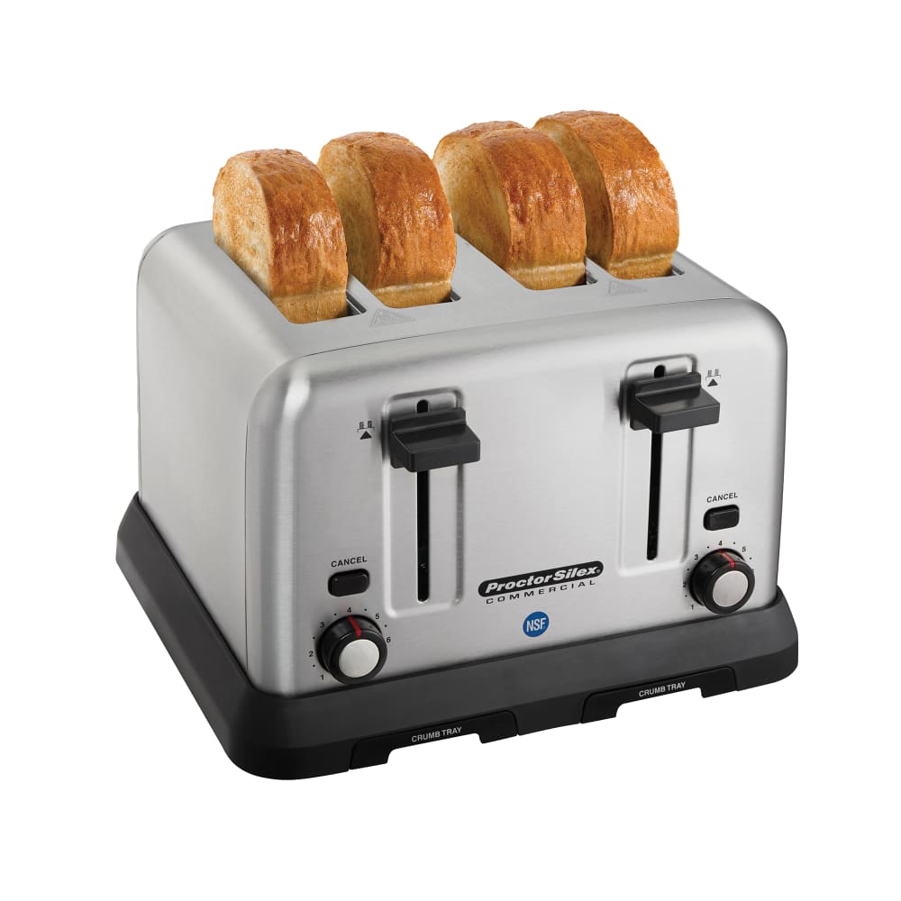 Hamilton Beach Proctor-Silex® Slot Toaster w/ 4 Slice Capacity & 1 3/8"W Product Opening - 120v ...