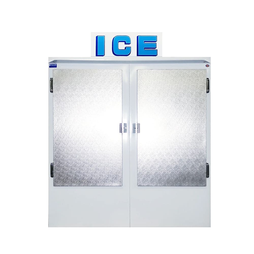 Polar Temp 670ADP 62" Outdoor Ice Merchandiser w/ (62) 20 lb Bag ...
