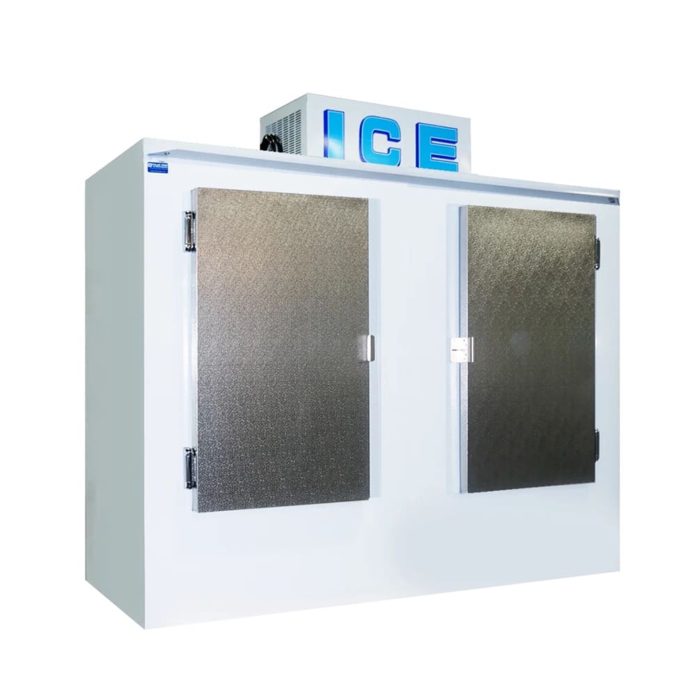 Polar Temp 650CWP 70 1/4" Outdoor Ice Merchandiser w/ (75) 20 lb Bag ...