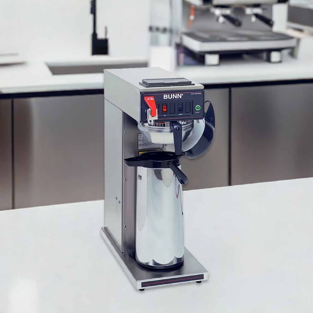 Bunn CWTF15-APS Airpot Coffee Brewer, Stainless Steel Funnel, 120V ...