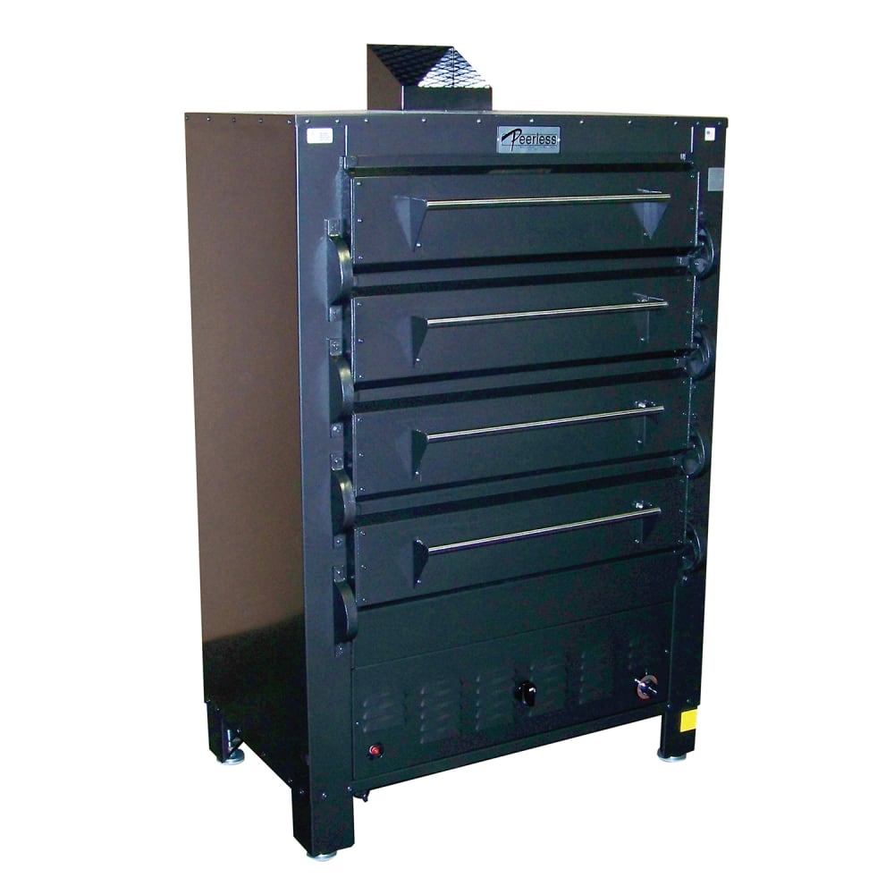 Peerless Ovens 2324B Floor Model Quadruple Bakery & Pizza Deck Oven ...