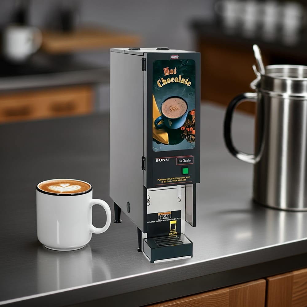 Bunn FMD-1 Fresh Mix Hot Powdered Drink Machine, Hot Chocolate Display ...