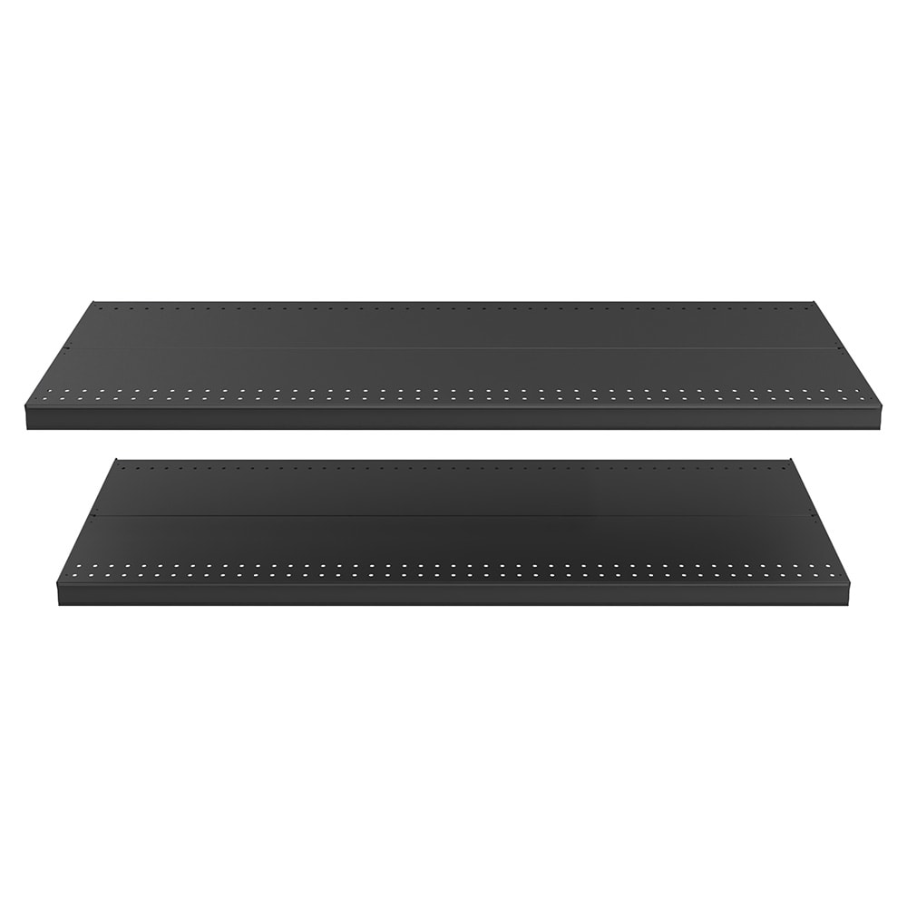 Imageworks V45054 Planniq Core® Flat Metal Shelves - 48" x 16", Black