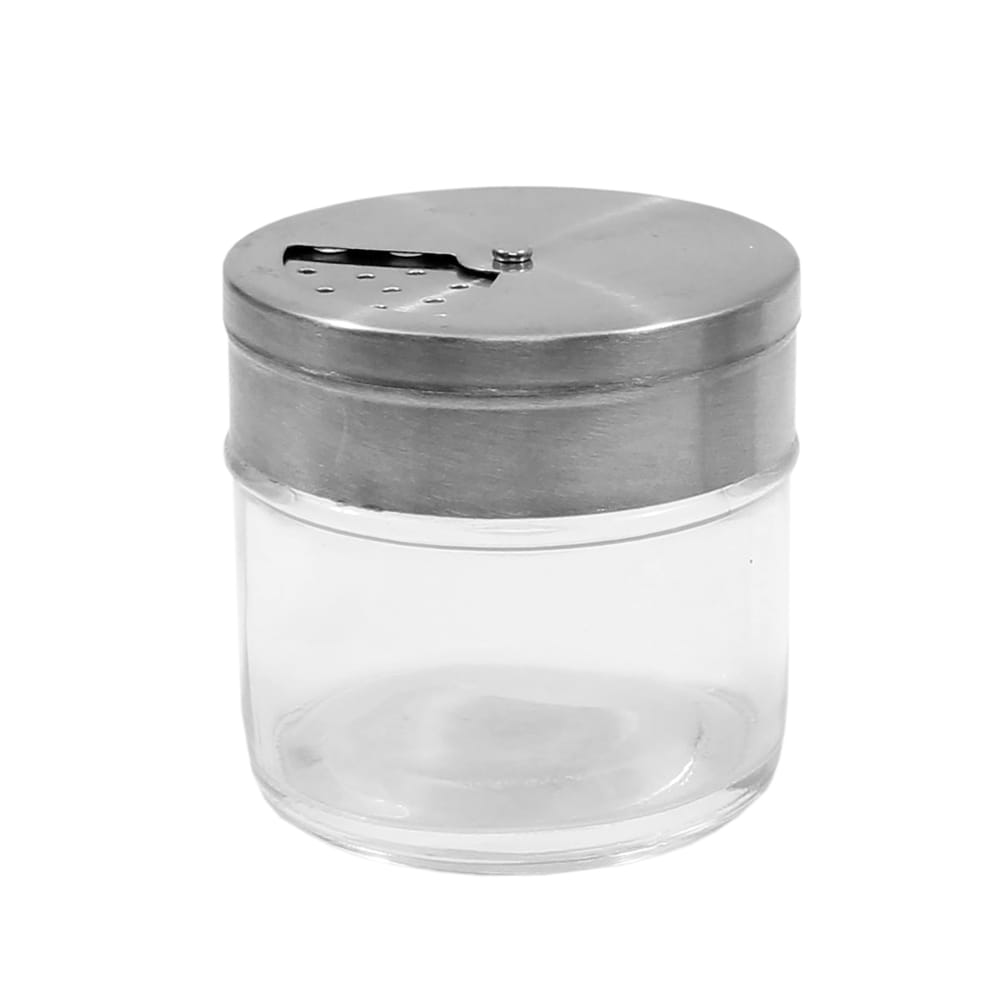 Tablecraft HGJ3RT 3 oz Cheese & Spice Shaker w/ Rotating Stainless Lid ...