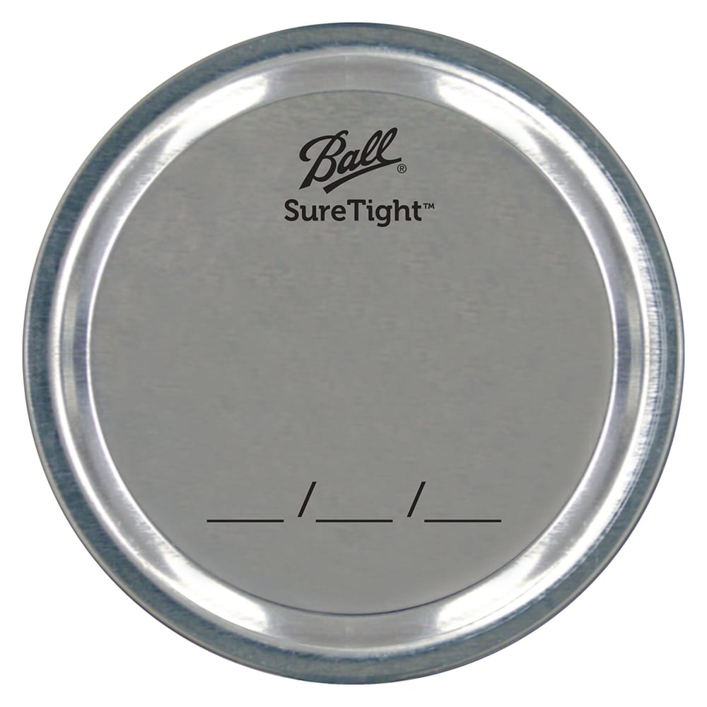 Ball 1440042050 SureTight™ Lid for Ball® Wide Mouth Canning Jars - Steel