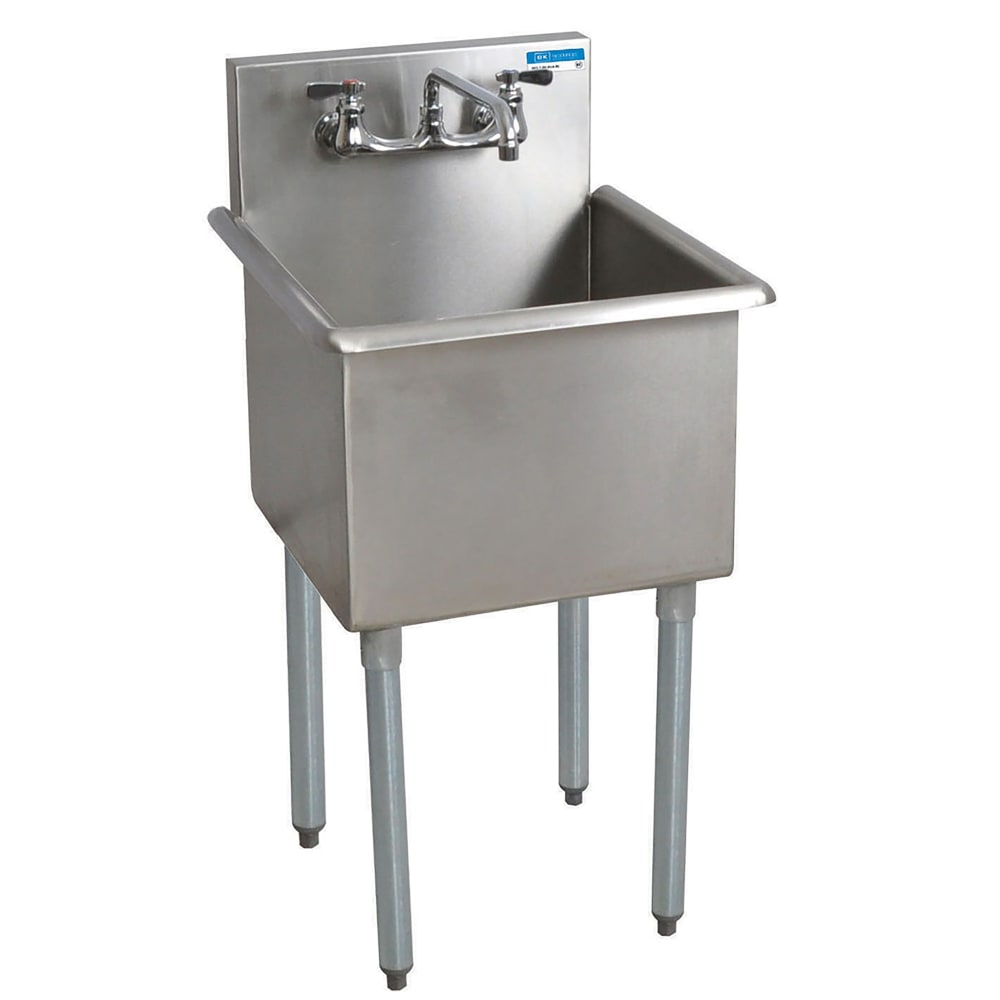Splash 21" 1 Compartment Sink w/ 18"L x 21"W Bowl, 14" Deep (41-1281-1 ...
