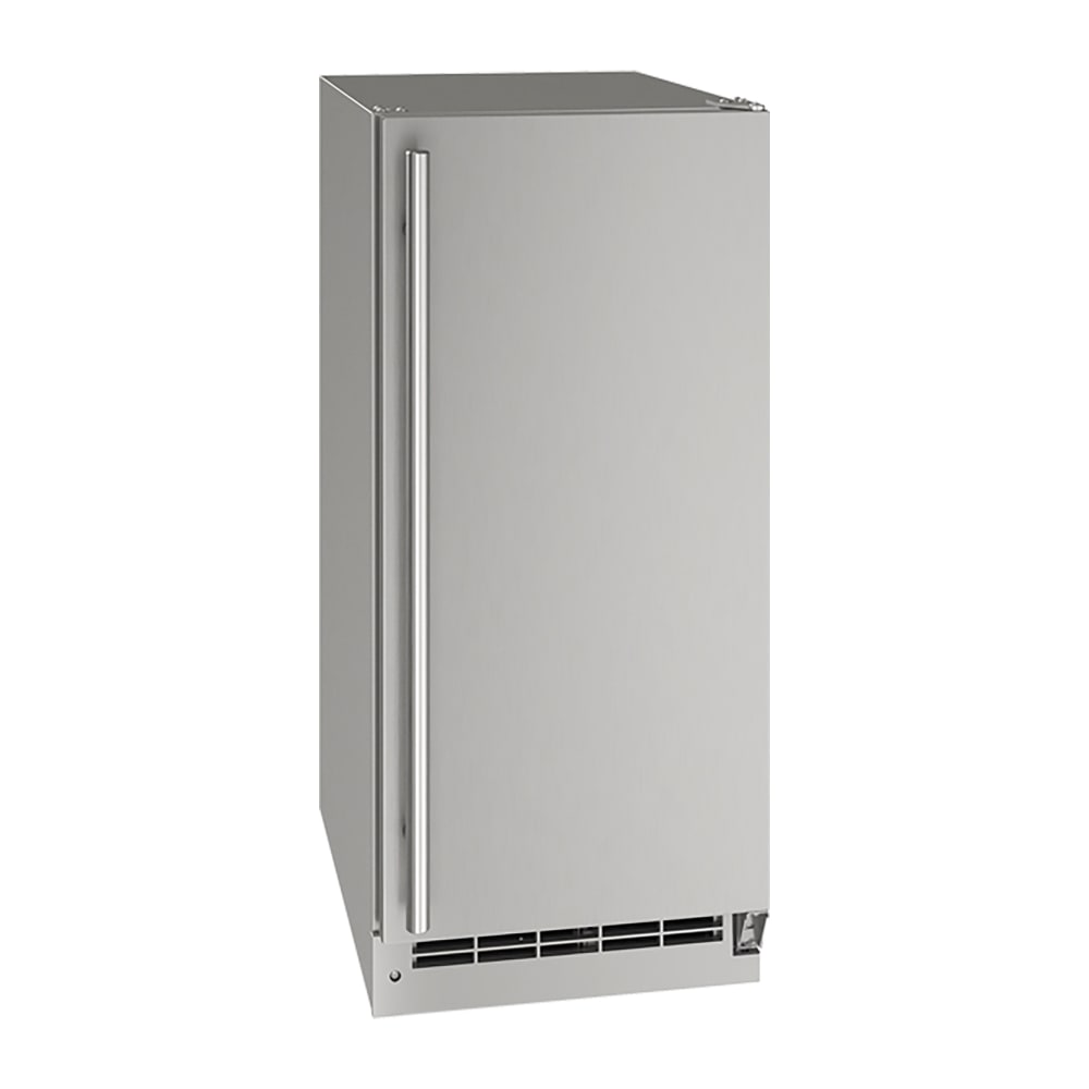 U-Line UOCR115-SS01B 15"W Crescent Cube Undercounter Ice Machine - 25 ...