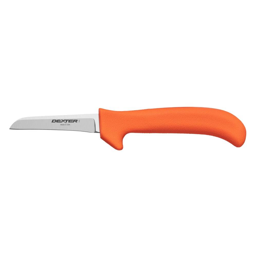 Dexter Russell 11423 3 1/4" Stiff Boning Knife w/ Nylon Orange Handle ...