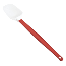 Rubbermaid FG196800RED 16 1/2" Spoon Scraper Spatula - Red Handle
