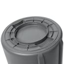 Rubbermaid FG261000GRAY 10 gallon Brute Trash Can - Plastic, Round ...