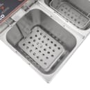 Winco EFT-32 Countertop Electric Fryer - (2) 16 lb Vats, 120v