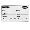 Cambro 23SLB250 StoreSafe Food Rotation Labels - 2x3" (250 Per Roll)