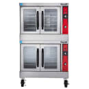 Vulcan VC44GD Double Full Size Natural Gas Convection Oven - 100,000 BTU