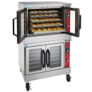 Vulcan VC44GD Double Full Size Natural Gas Convection Oven - 100,000 BTU