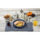 Tablecraft 80018 8" Round Enamelware Plate - Porcelain, Creamy White