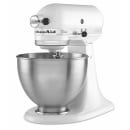 KitchenAid K45SSWH 10 Speed Stand Mixer w/ 4 1/2 qt Stainless Bowl ...