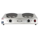 Cadco CDR-2C 21 1/4" Electric Hot Plate w/ (2) Burners & Infinite ...