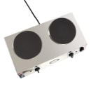 Cadco CDR-2C 21 1/4" Electric Hot Plate w/ (2) Burners & Infinite ...