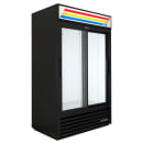 True GDM-41-HC-LD 47" Two Section Glass Door Merchandiser, (2) Sliding ...