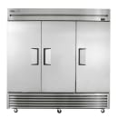 True T-72-HC 78 1/10" Three Section Reach In Refrigerator, (3) Left ...